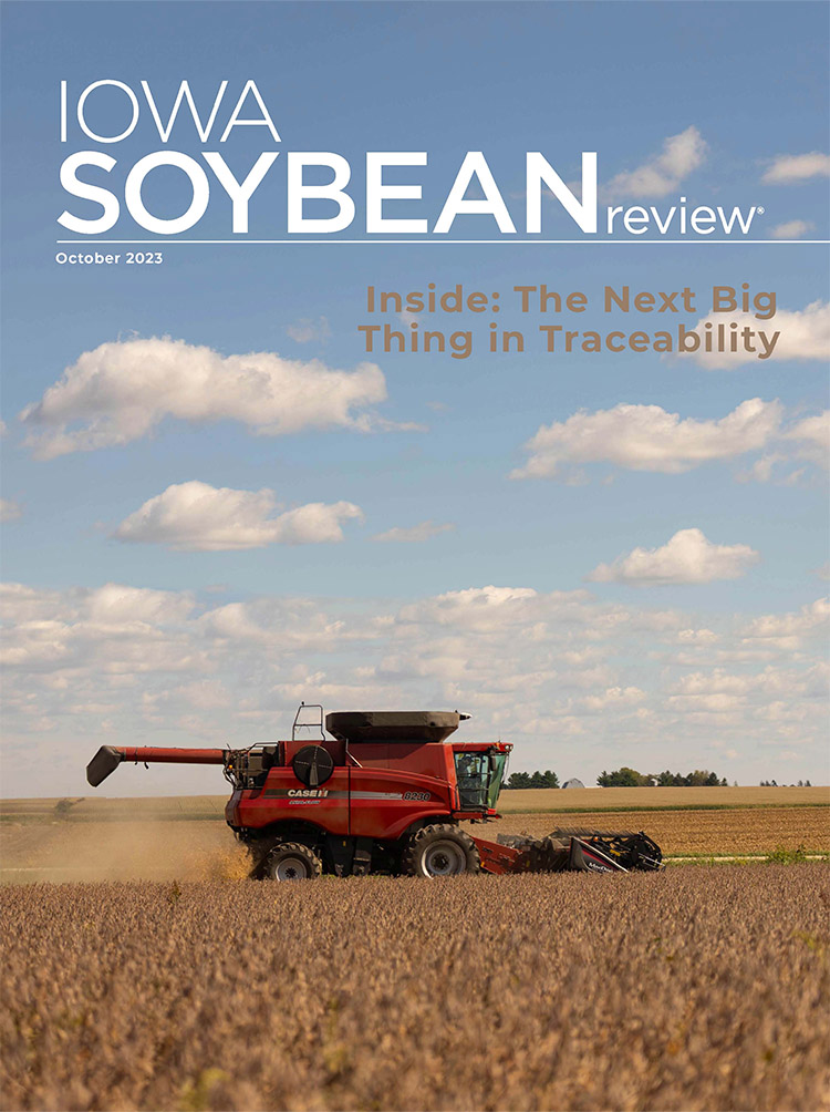 The October 2023 Edition Of The Iowa Soybean Review